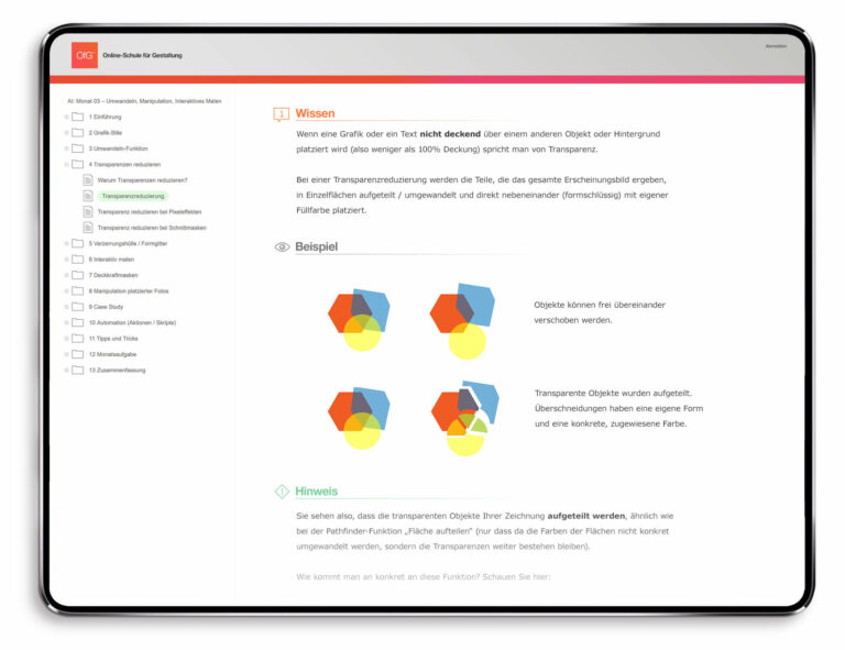 Adobe Illustrator Masterclass Online-Weiterbildung