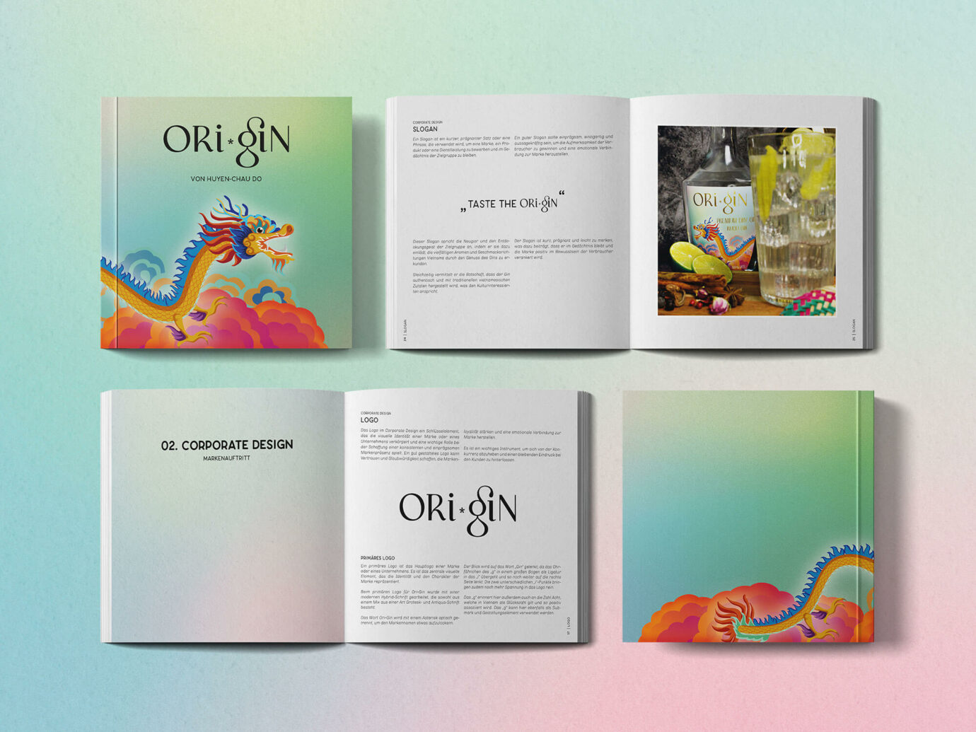 Meine Abschlussarbeit in Grafikdesign an der OfG: Gin Branding